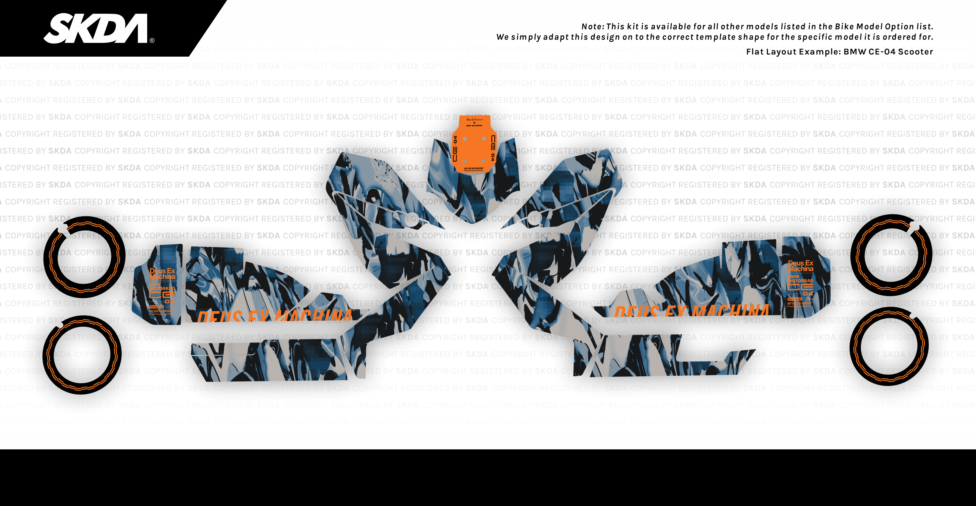 DEUS SKDA Graphics Kit BMW CE04 | Deus Parts